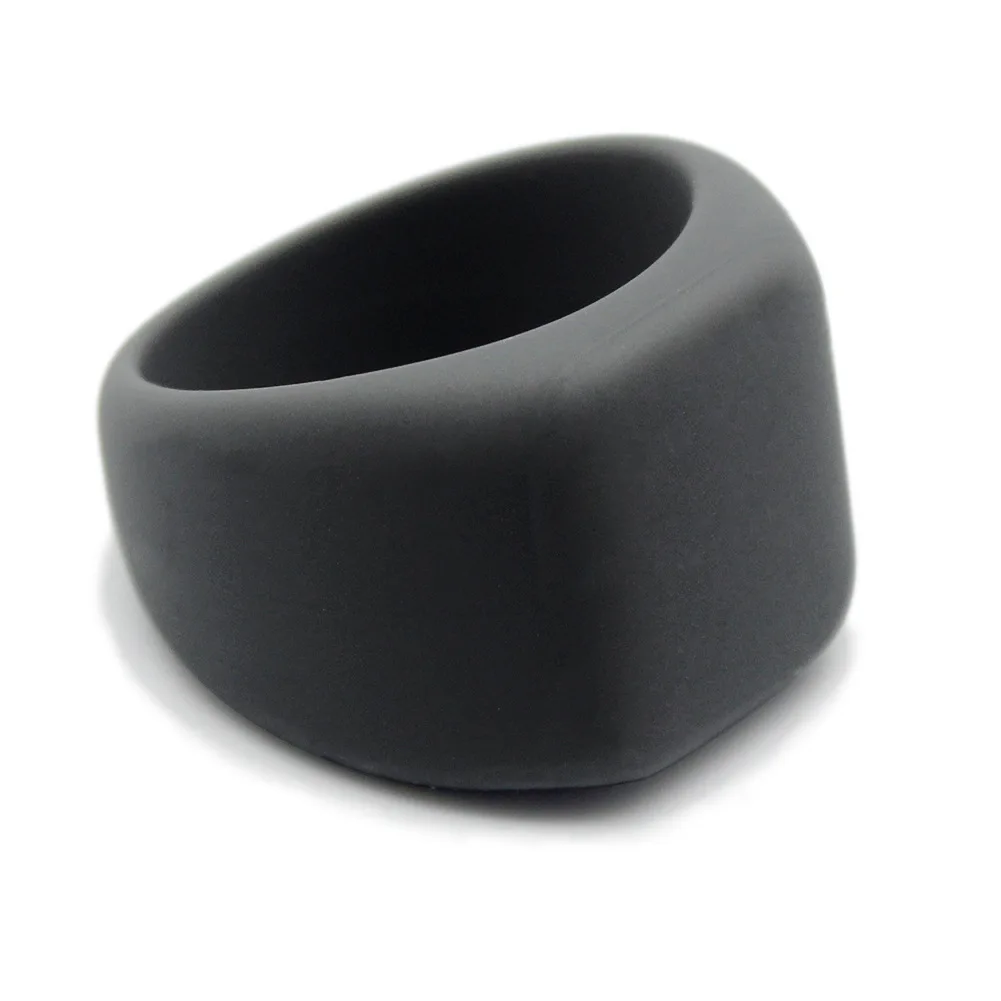 Male-Punk-Silicone-Finger-Ring-for-Men-Hip-Hop-Party-Male-Wedding-Biker ...
