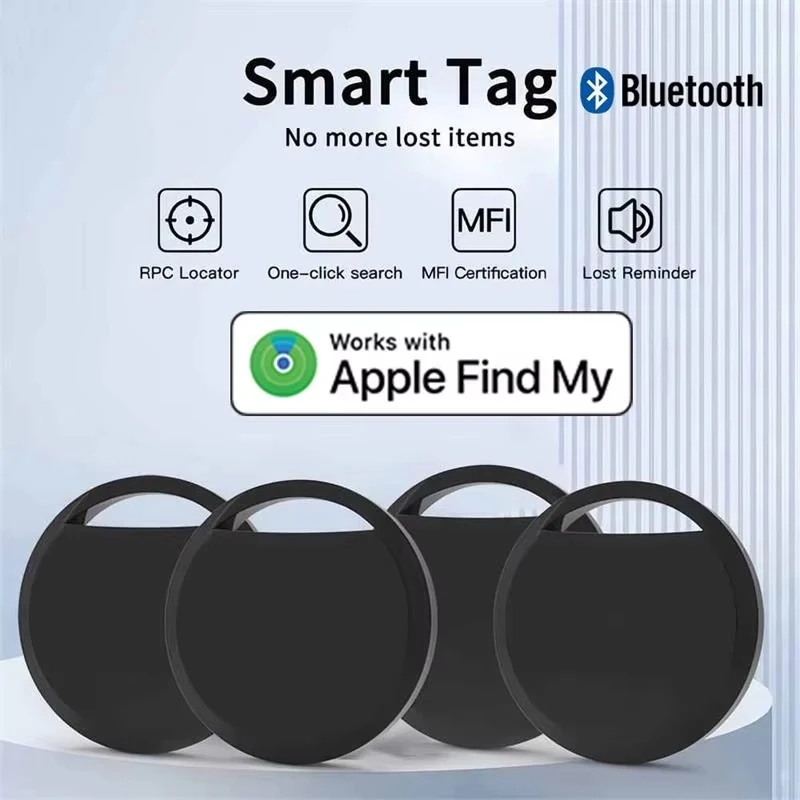 Mini GPS Tracker Works With Apple Find My APP MFI Smart Tag Key Finder ...