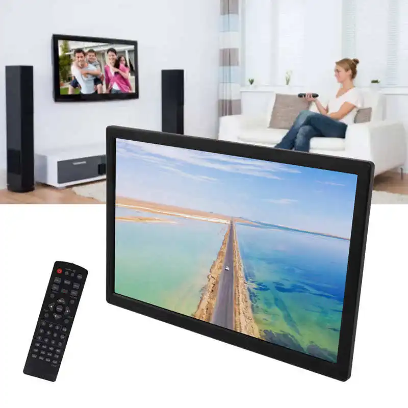 15.4 Inch Portable Car Tv Built In Rechargeable Battery Led Tv Monitor ...