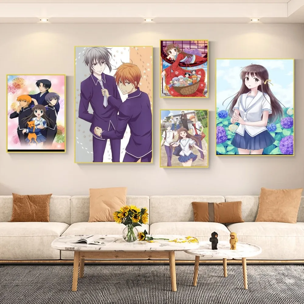 Anime-Fruits-Basket-Poster-Anime-Posters-Sticky-Vintage-Room-Home-Bar ...
