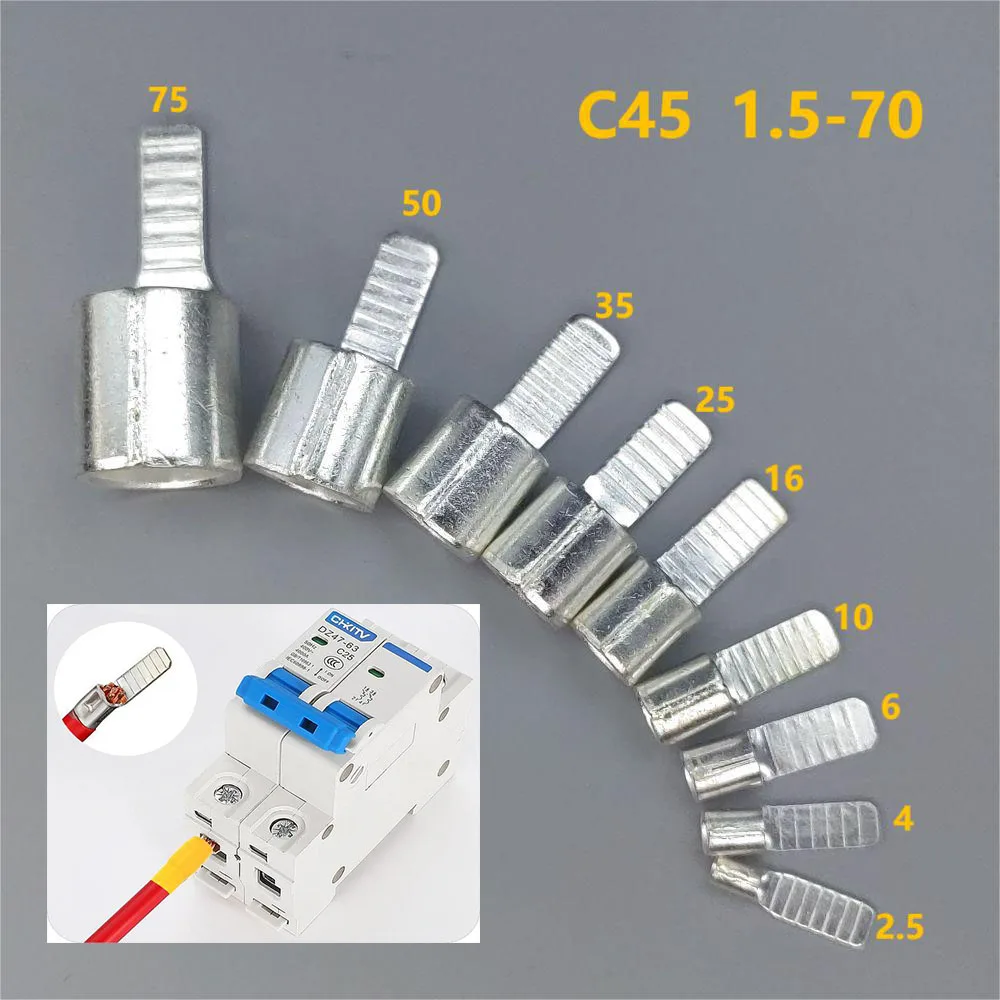 C45-Terminals-for-DZ47-Air-Switch-Circuit-Breaker-Wire-Connector ...