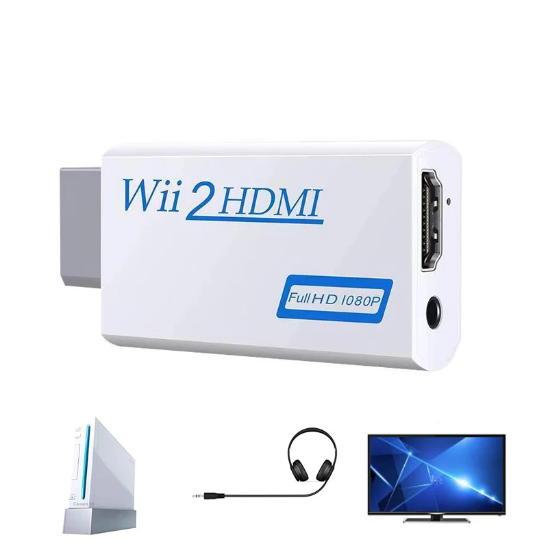 Adaptateur-Wii-vers-HDMI-Full-HD-1080P-Convertisseur-Wii2-Compatible ...