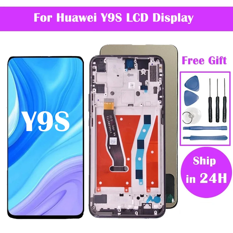 Pantalla LCD de 6,59 pulgadas para Huawei Y9S con piezas de repuesto de ...