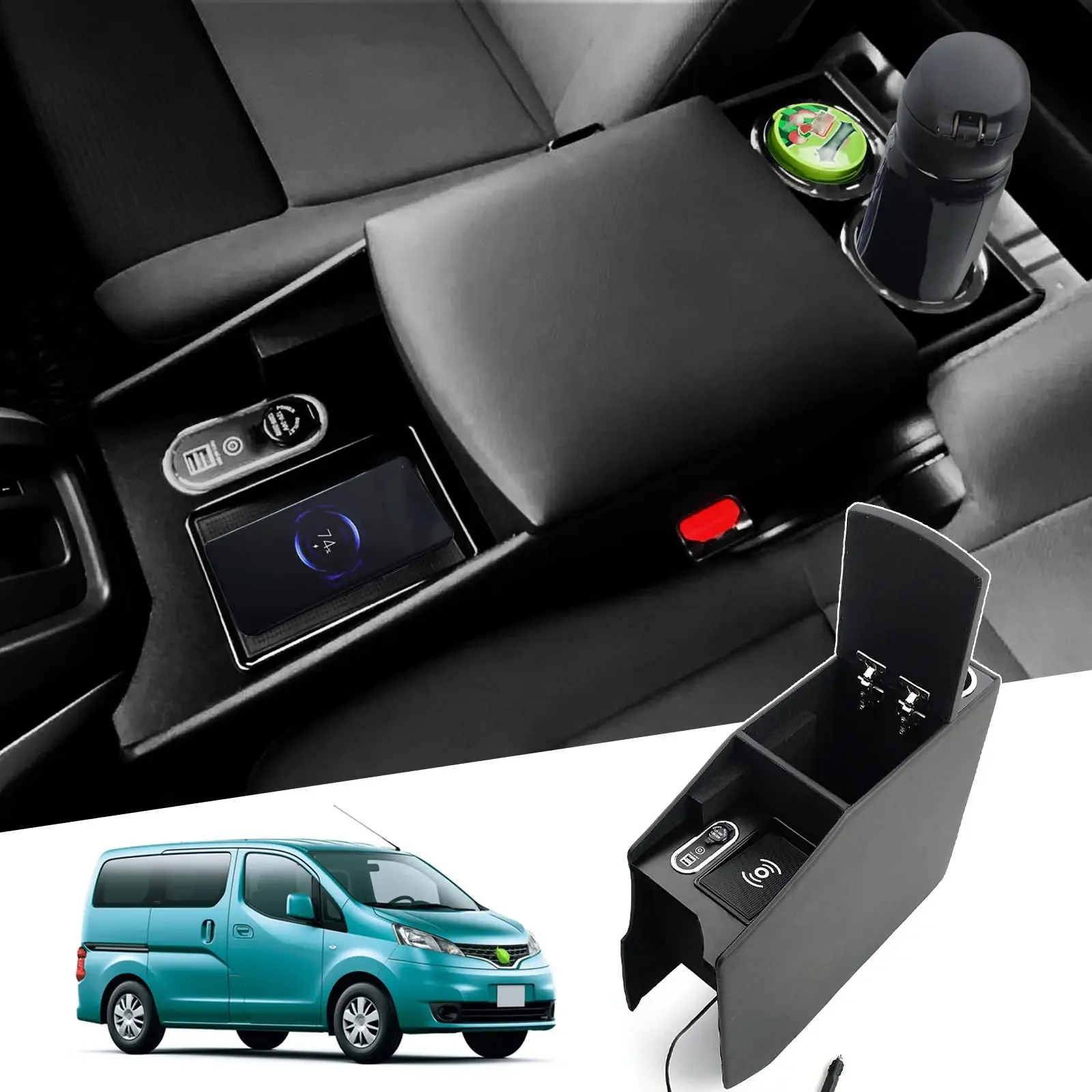 Console-box-special-car-armrest-Nissan-NV200-suitable-for-smart-console ...