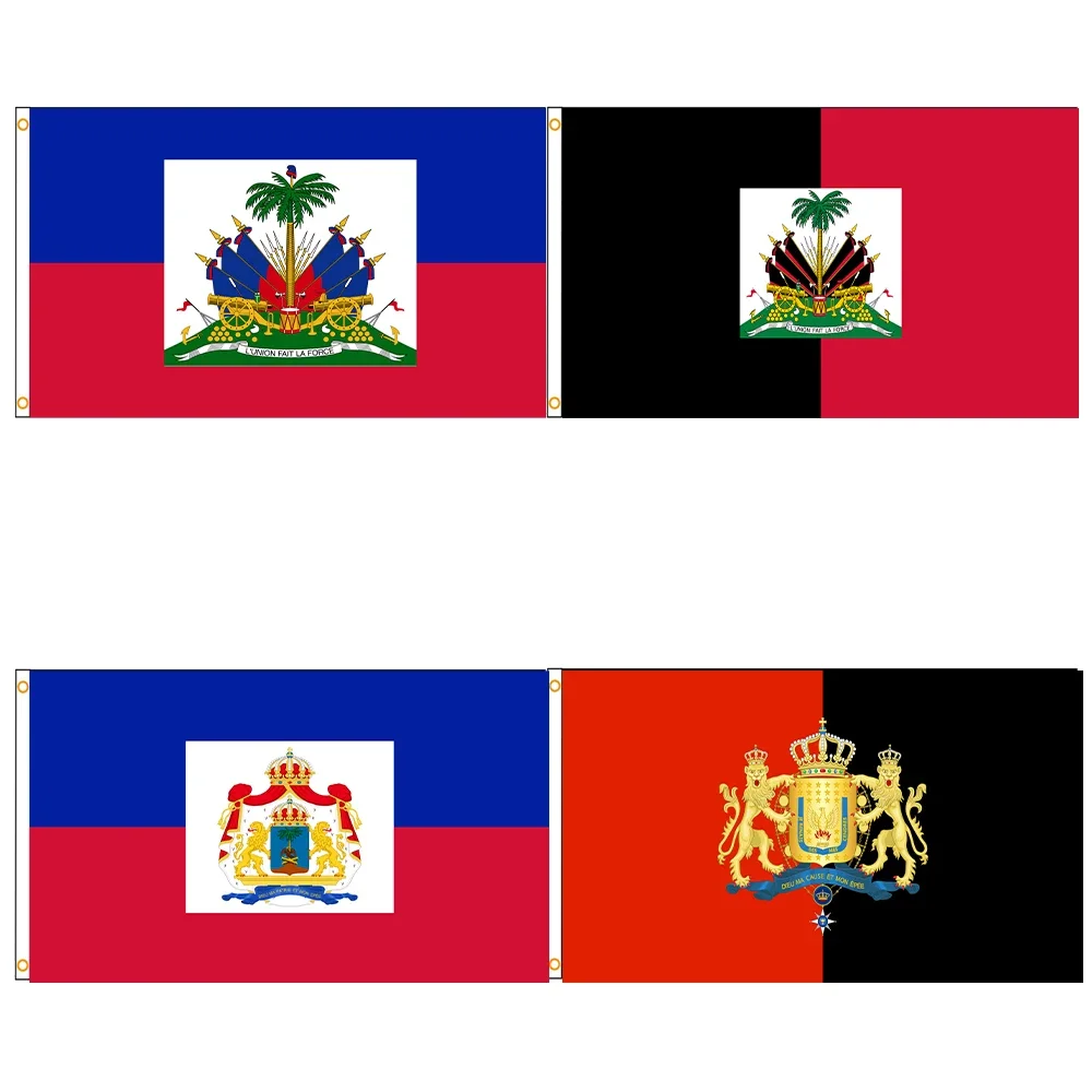 FLAGDOM-90x150cm-Flag-of-Haitian-National-History-For-Decoration-Haiti ...