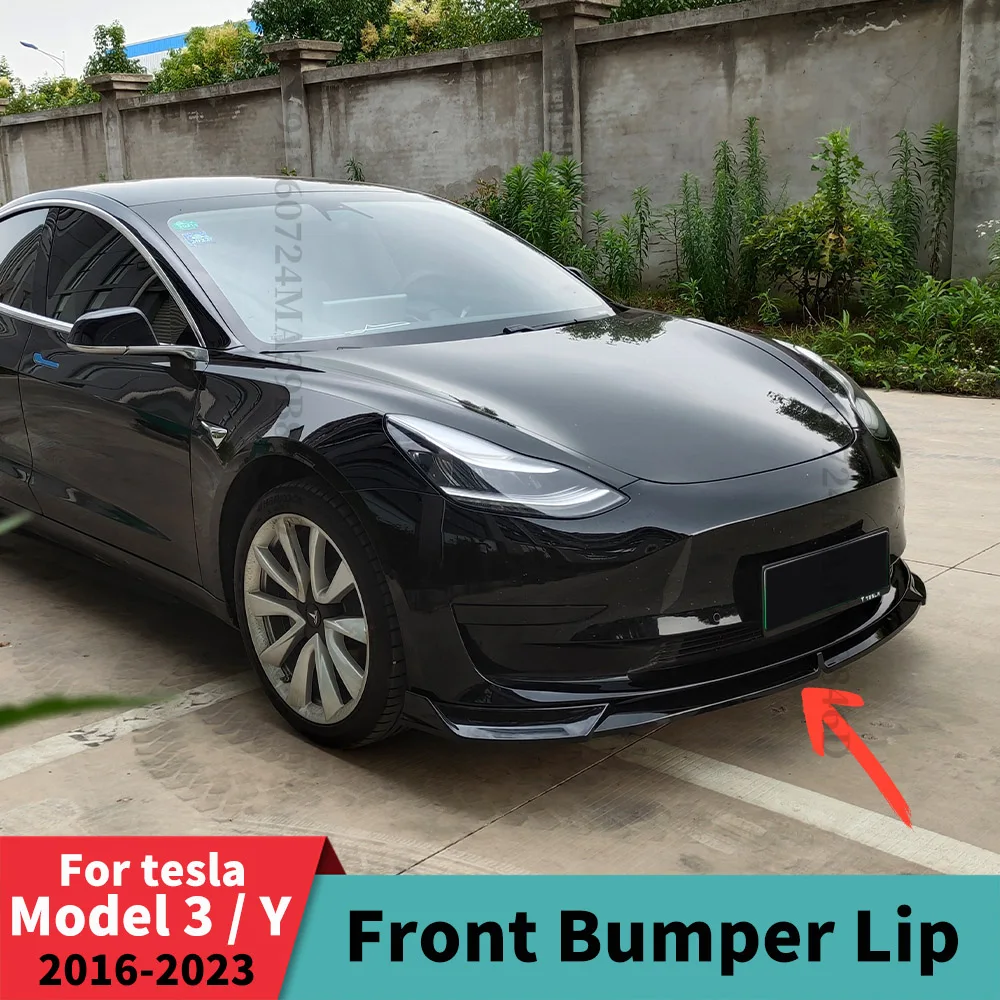 Front-Bumper-Lip-Chin-Diffuser-Body-Kit-Spoiler-Deflector-Tuning ...