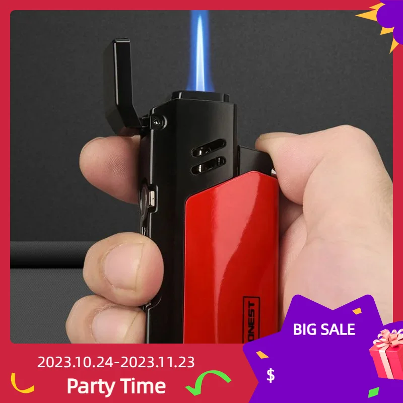 HONEST-Multi-function-Metal-Cigar-Lighter-Is-Windproof-Straight-Forward ...