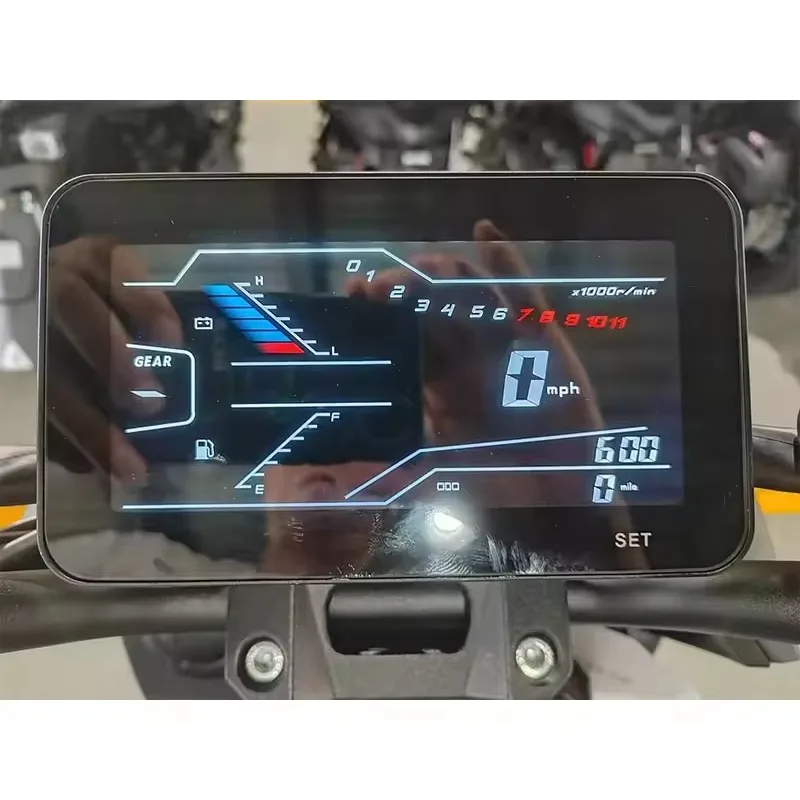 2024 EFI Motorcycle Speedometer Tachometer Kmh Gauge Motor Odometer for ...