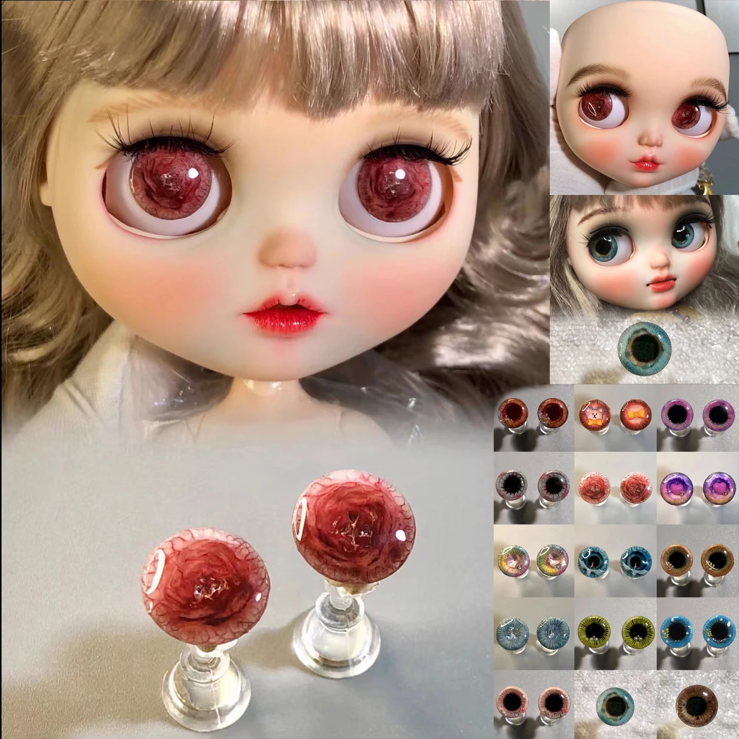 Eyes-Chips-For-Blythe-Doll-BJD-Doll-Accessories-Drip-Glue-Eye-Piece-DIY ...