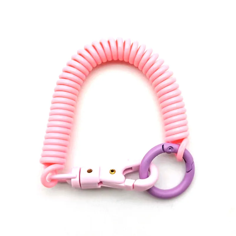 Coil-Springs-Keychain-Stretchy-Spiral-Spring-Coil-Retractable-Coil ...