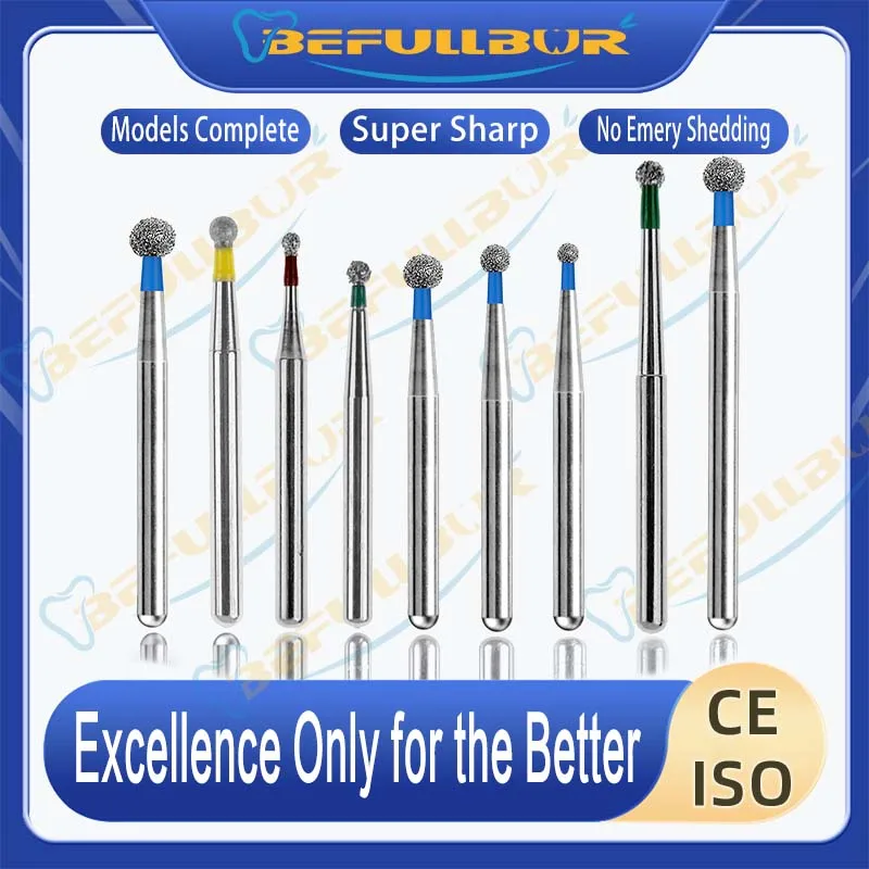 BEFULL-BR-Tpye-5PCS-Dental-Diamond-Burs-for-High-Speed-Handpiece ...