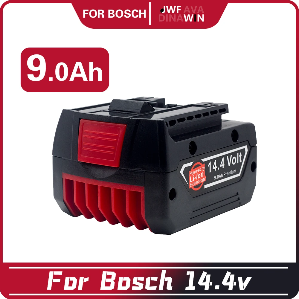 14.4V 9.0A Rechargeable Lithium Battery for Bosch Power Tool Backup ...