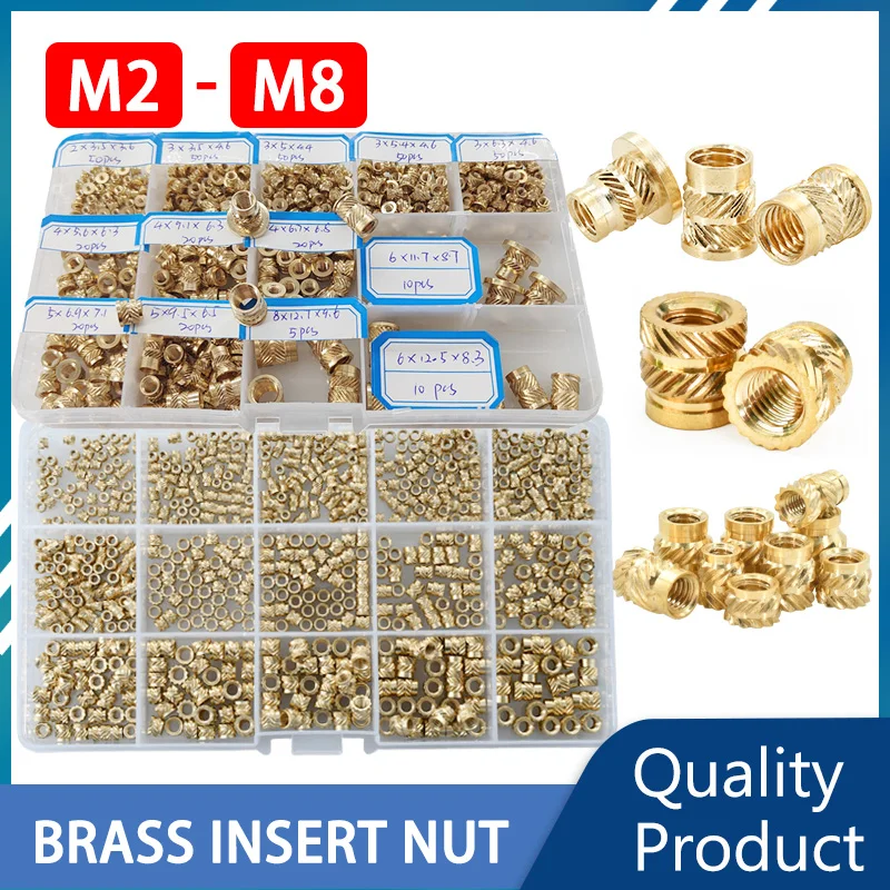 Brass-Insert-Nut-Hot-Melting-Embedded-Threaded-Nuts-Insertion-Insertnut ...