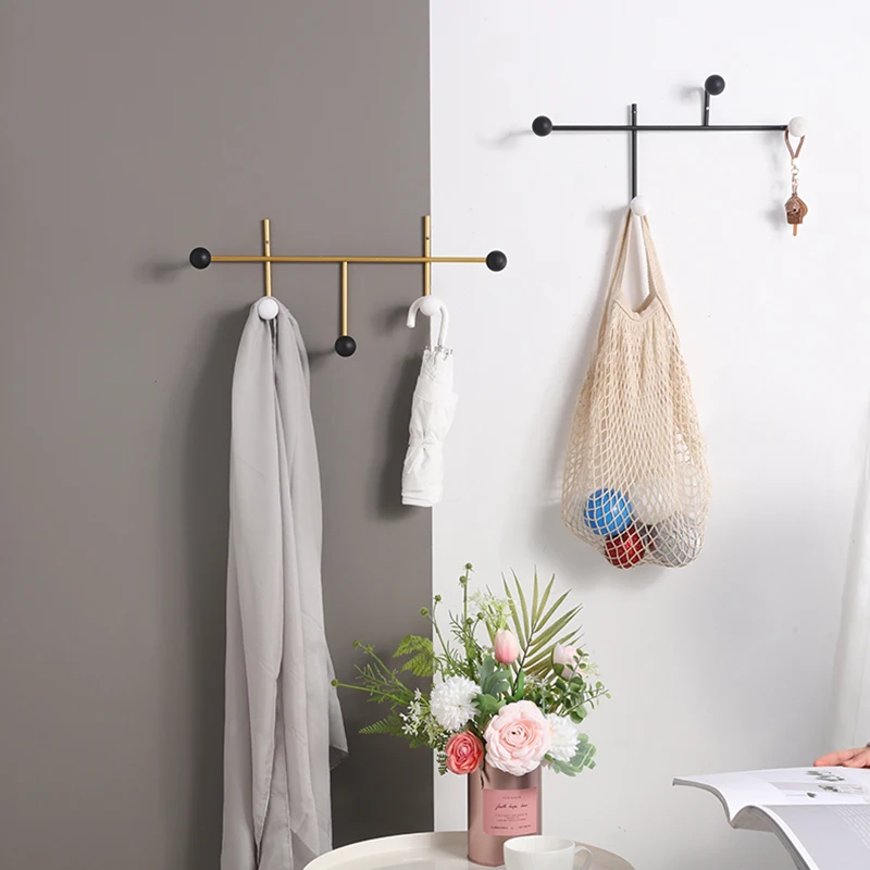 Hangers-Luxury-Design-Coat-Rack-Wall-Metal-Kitchen-Shelving-Display ...
