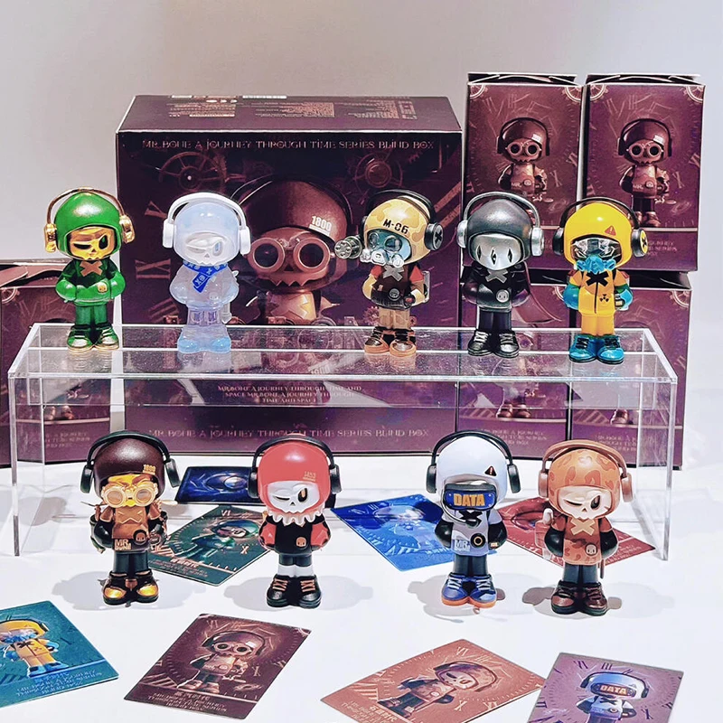 Mr. Bone Times Travel Blind Box Mini Mr. Bone V2 Series Surprise Bag ...