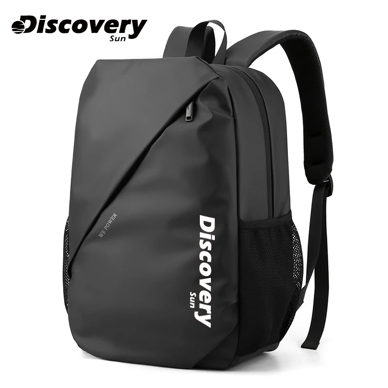 DISCOVERY-SUN-Business-Backpacks-For-Men-Waterproof-PU-Leather-Laptop ...