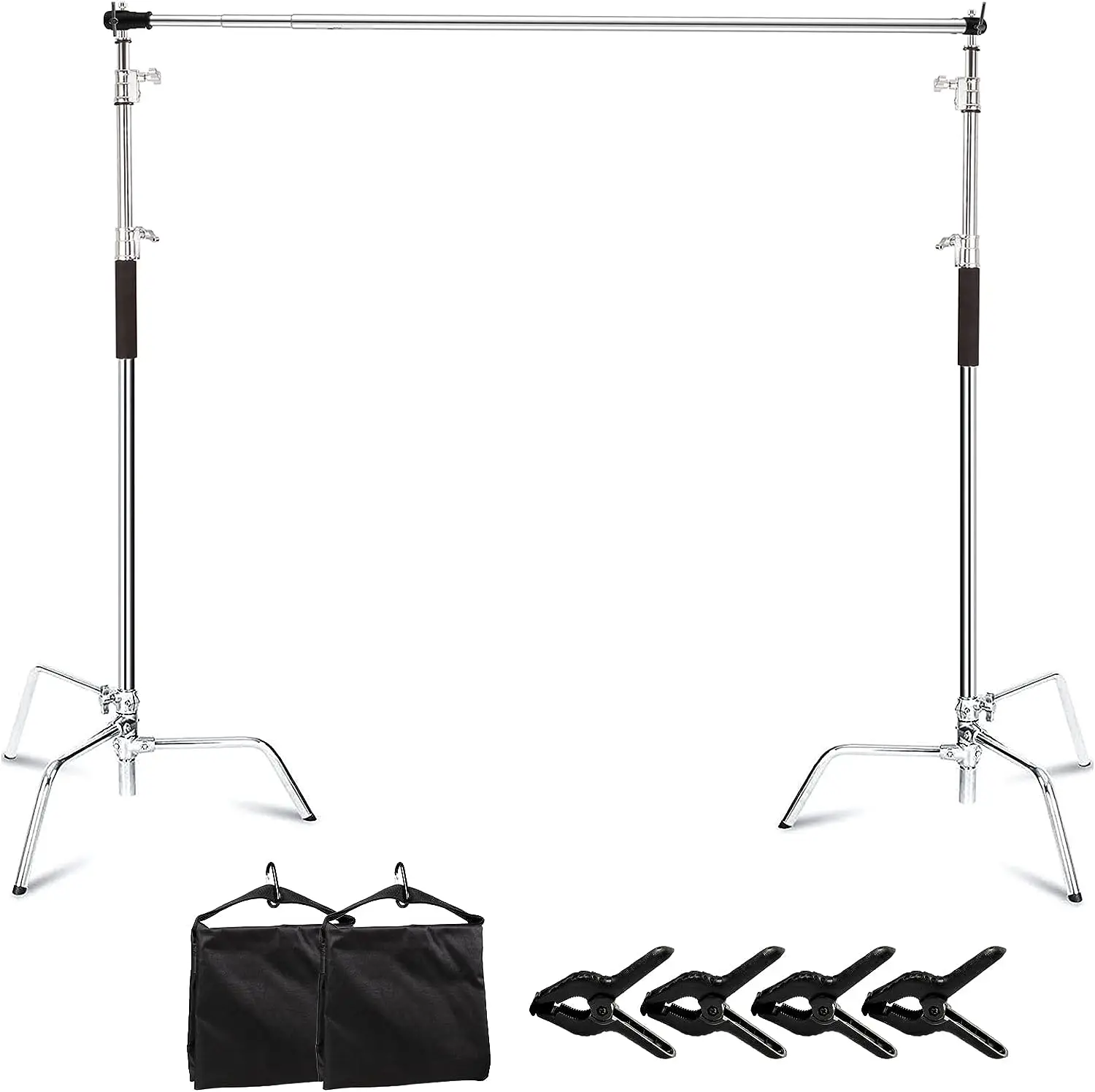 3x3M-Photo-Backdrop-Stand-Kit-Heavy-Duty-Adjustable-Photography ...
