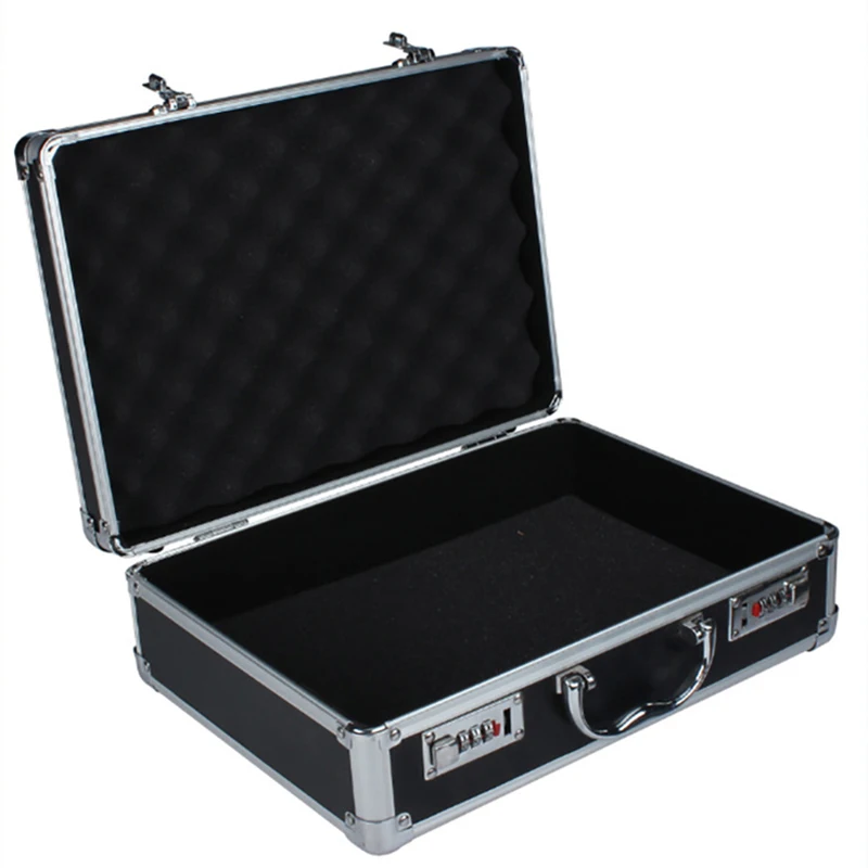 Aluminum Hard Case Storage Carrying Case with Foam for Travel and ...