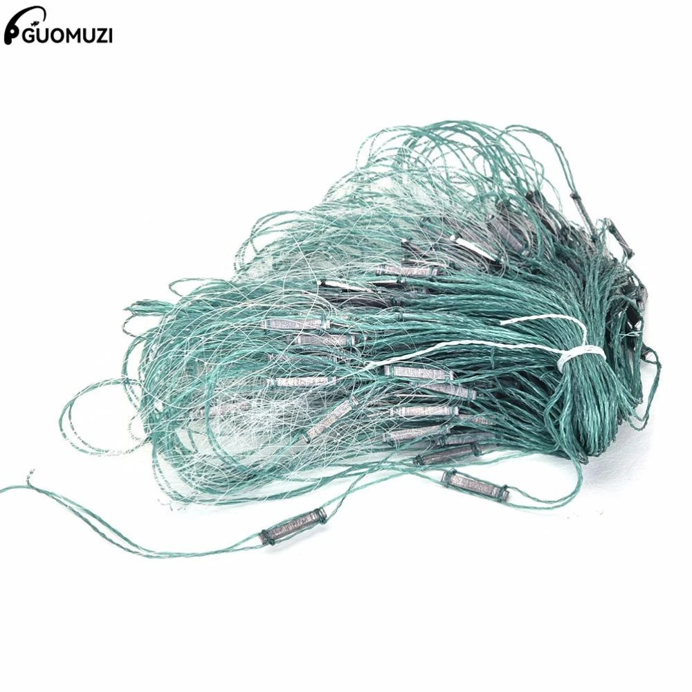 HOT Sale 20m 3 Layers Monofilament Gill Fishing Net with Float Fish ...