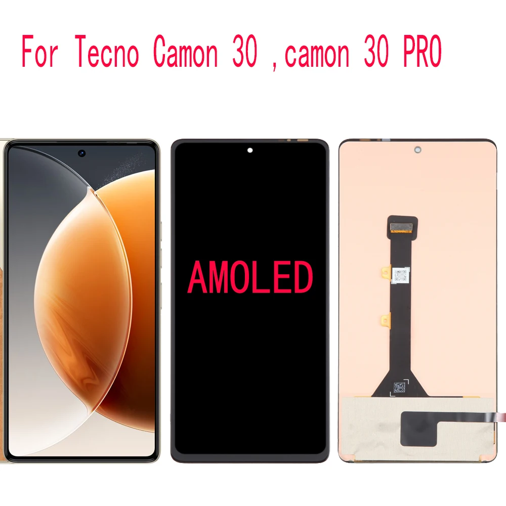 AMOLED-LCD-Display-Touch-Screen-Digitizer-Assembly-For-Tecno-Camon-30 ...