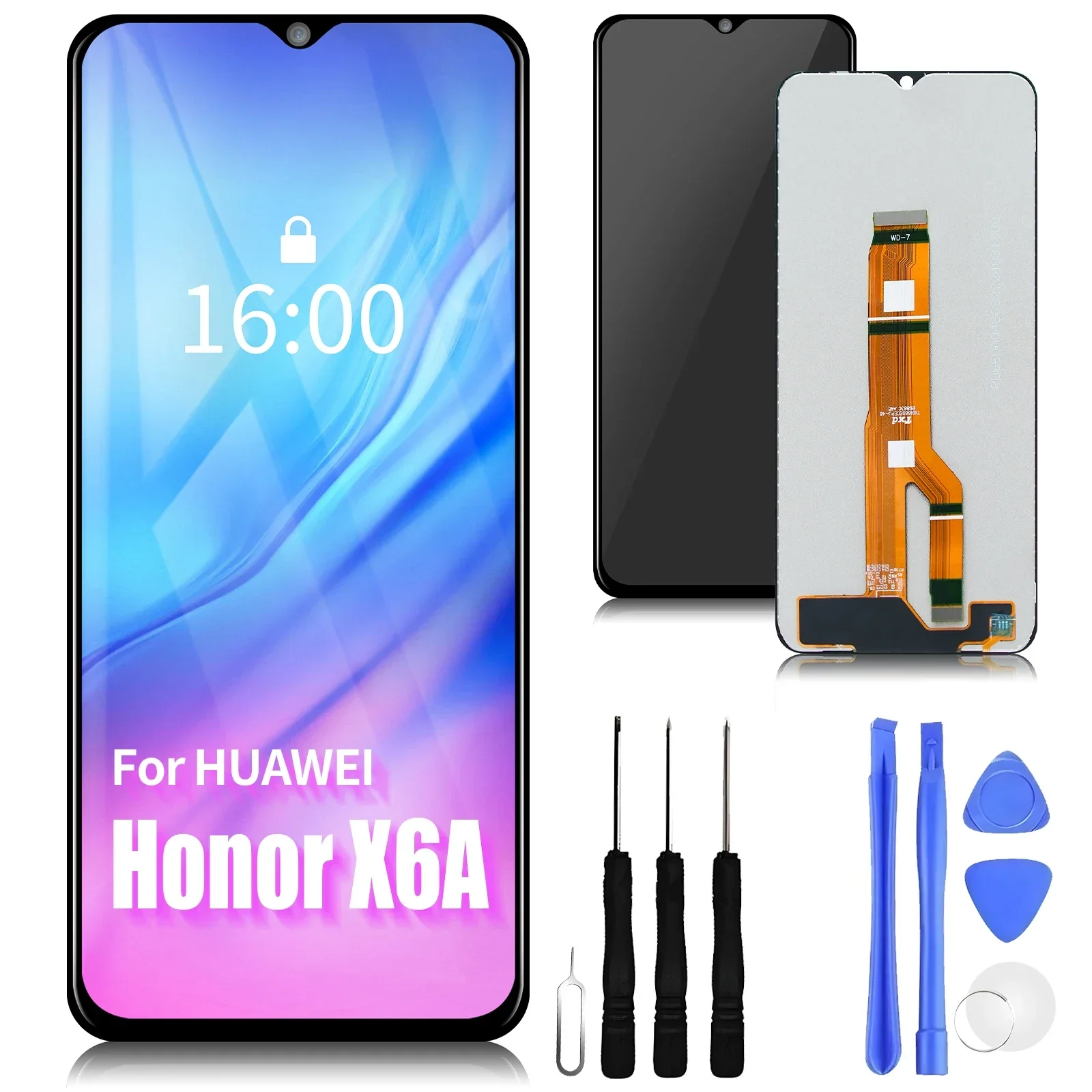 For-Huawei-Honor-X6A-LCD-Display-Touch-Screen-Replacement-Tested-For ...