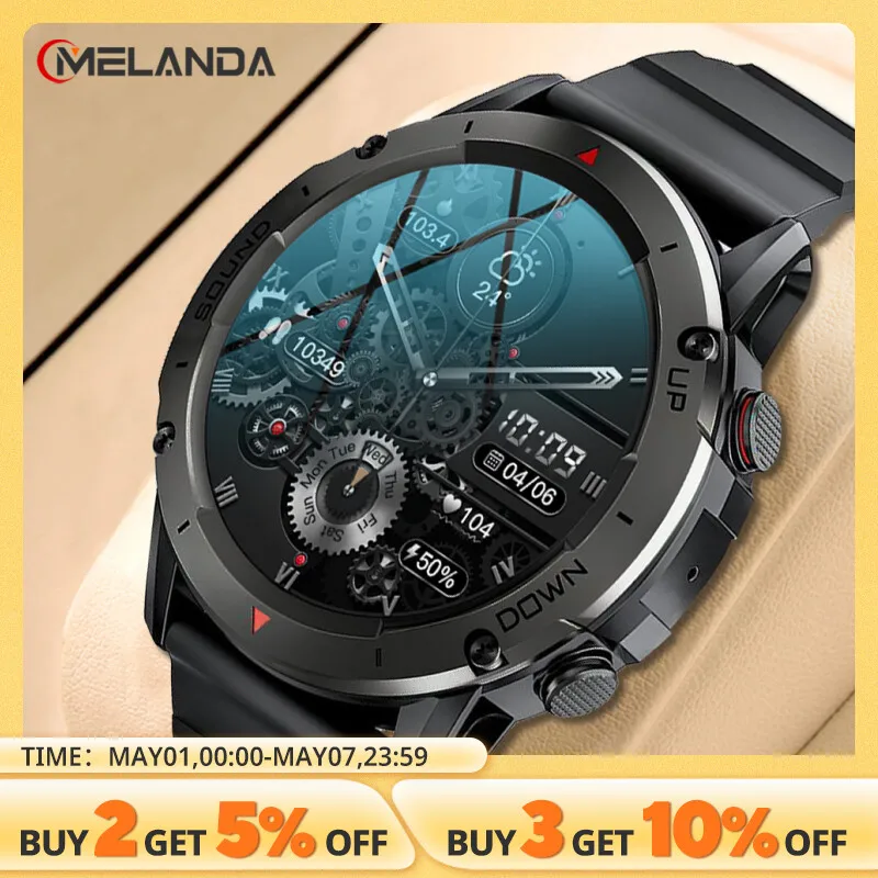 MELANDA-Smartwatch-de-Esportes-Imperme-vel-para-Homens-Chamada ...