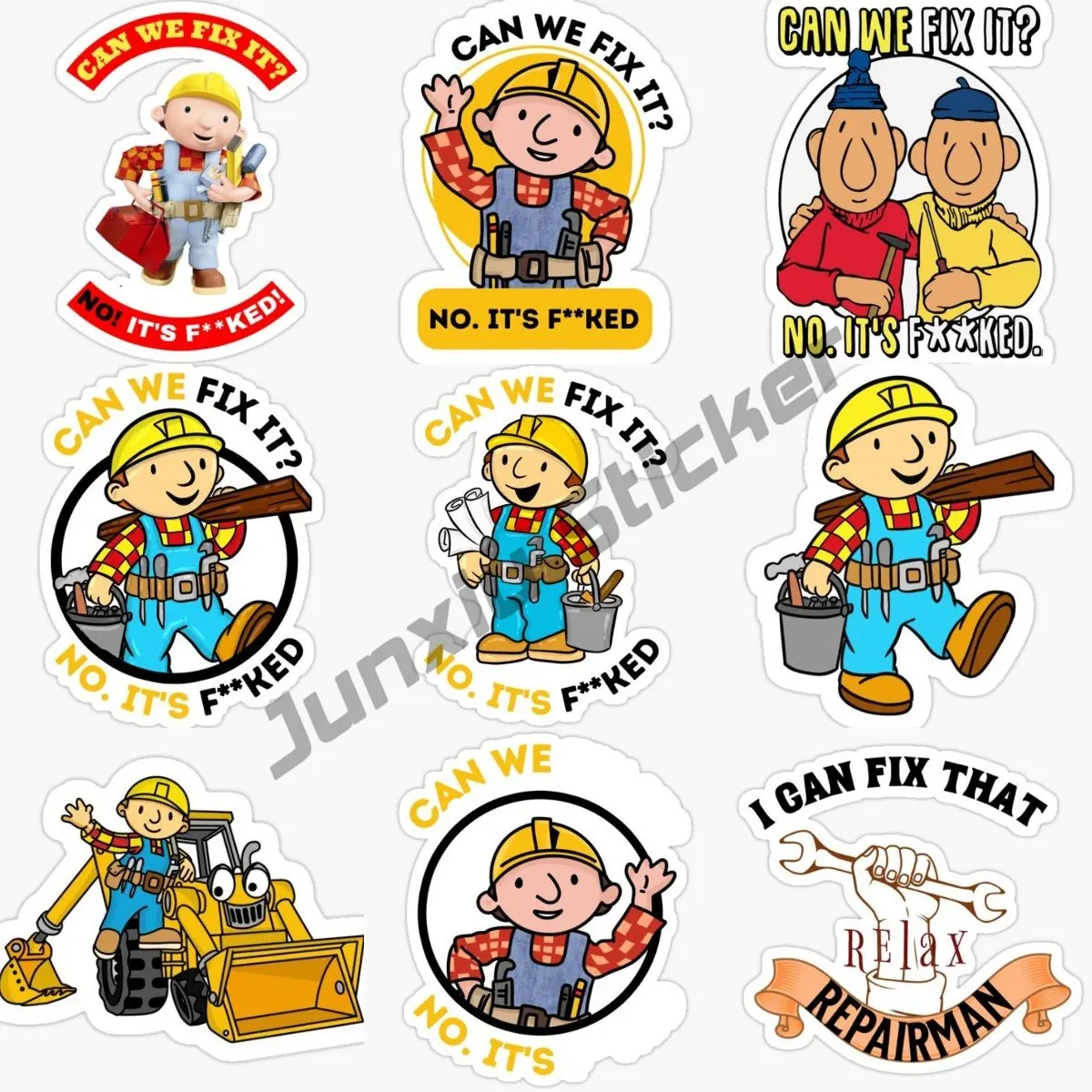 Hard Hat Stickers It Gets Worse 3x3 Funny Hard Hat Sticker For ...