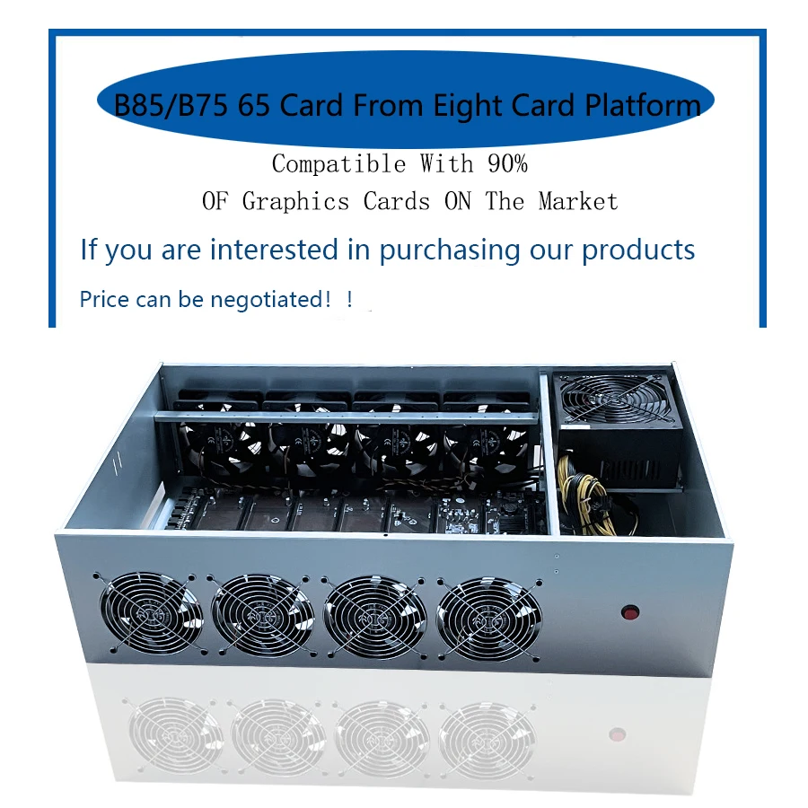 6-8-GPU-Mining-Rig-Metal-Case-Compute-ETH-B75-B85-Mining-Case-Bitcoin ...
