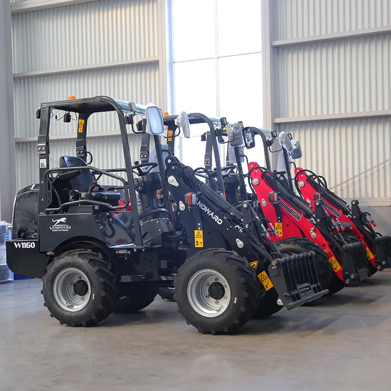 Europe-Style Mini Loader Agriculture W1160 Kubota Engine Compact Loader ...
