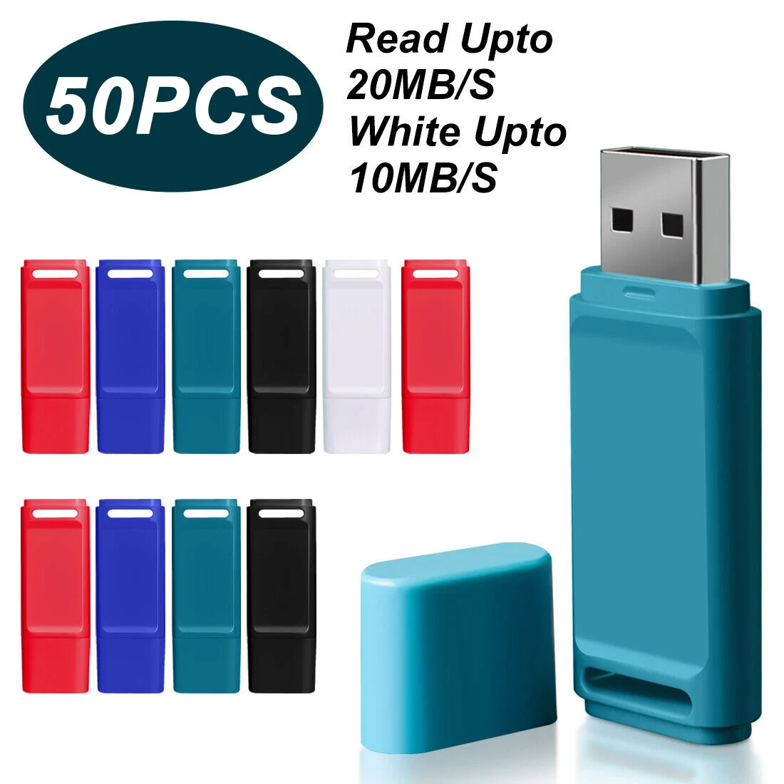 Atacado 50 pacotes de 1 GB 2 GB 4 GB USB Flash Drive Memory Stick 8 GB ...