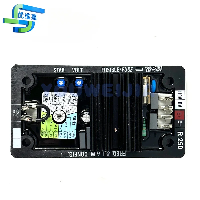 R250 Leroy-Somer Brushless Generator Regulator Plate AVR Generator ...