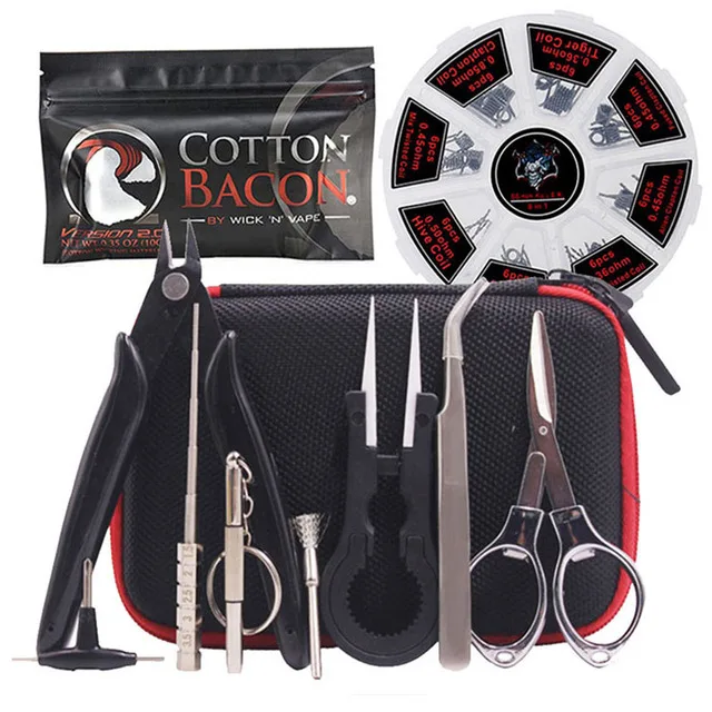 Cotton E-cigarette Tools Bag | Vape Diy Tool Kits Bag | Cotton Vape Kit Tool - Diy - Aliexpress
