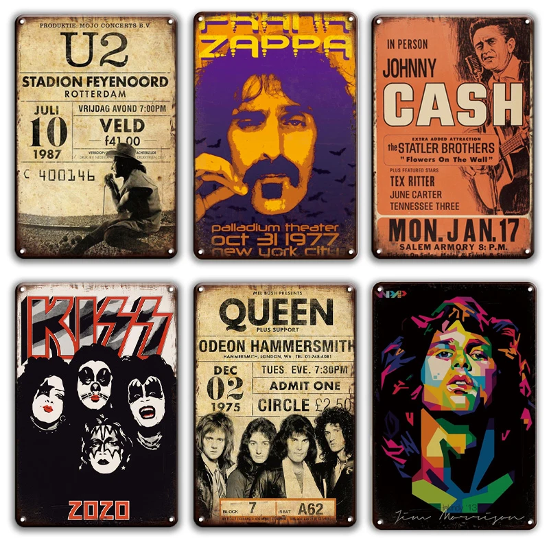 Classic Rock Concert Posters