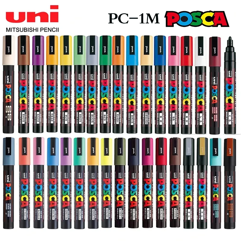 Uni-Posca-Marqueur-PC-1M-Acrylique-tanche-en-Continu-Graffiti-Stylo-De ...