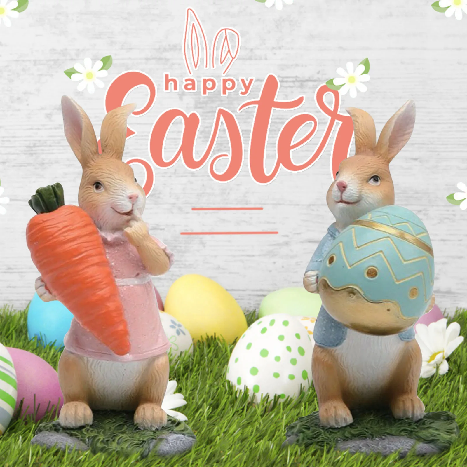 Large-Christmas-Ornaments-Crafts-Rabbit-Cute-Bunny-Gift-Easter-Holding ...