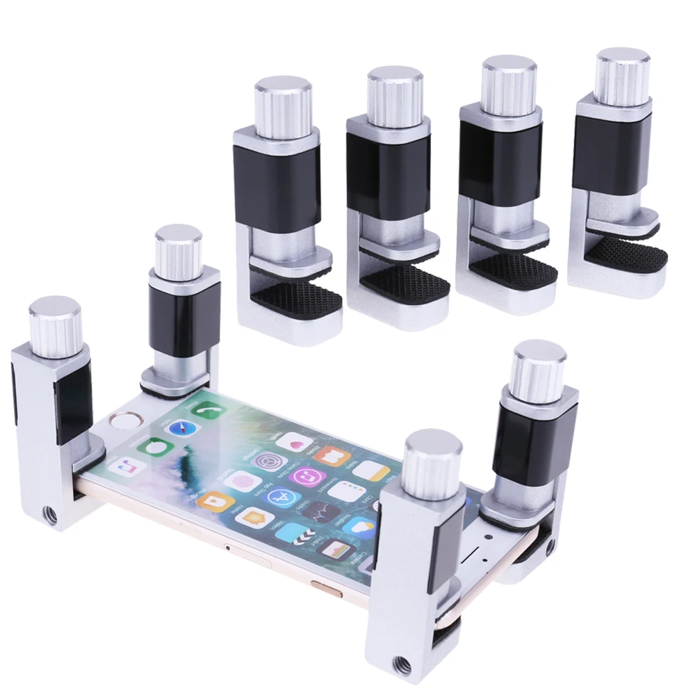 2/4 pcs Adjustable Aluminum Clip Fixture Mobile Phone LCD Display ...