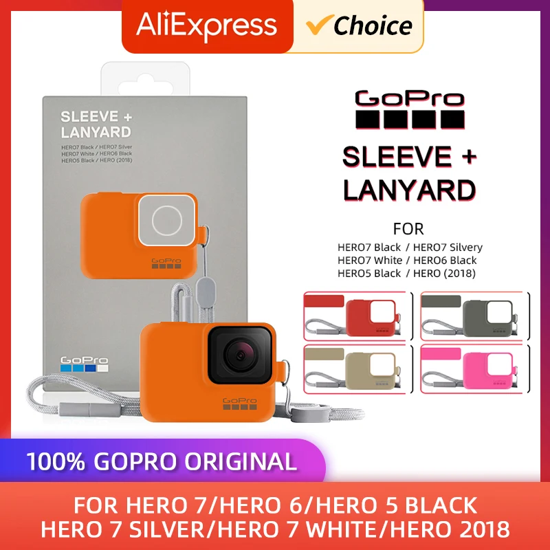 GoPro-Hero-5-6-7-Black-7-Silver-7-White-Action-Camera-Original-Silicone ...