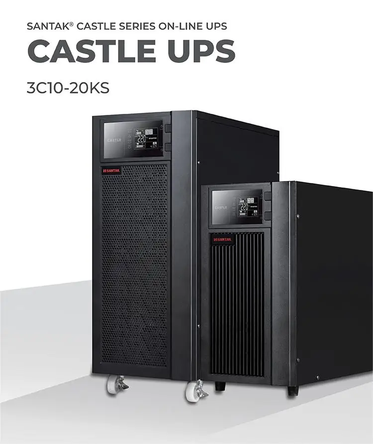 SANTAK Castle 3C series 10kva 15kva 20kva Online UPS 3 phase UPS power – Let's Fibre Technologies