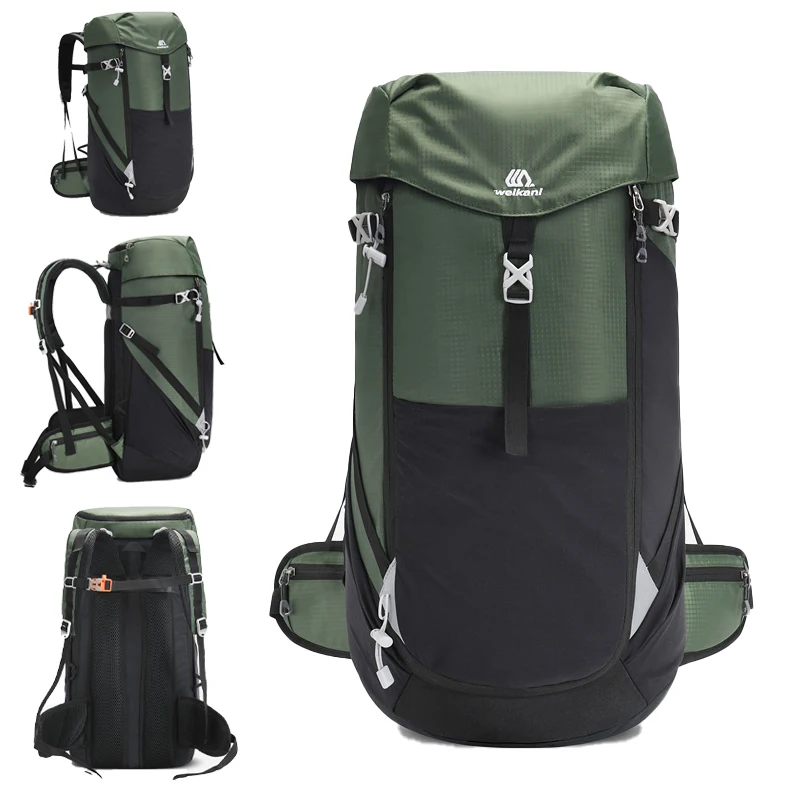 50L-Large-capacity-Hiking-Bag-Outdoor-Sports-Waterproof-Backpack-Short ...