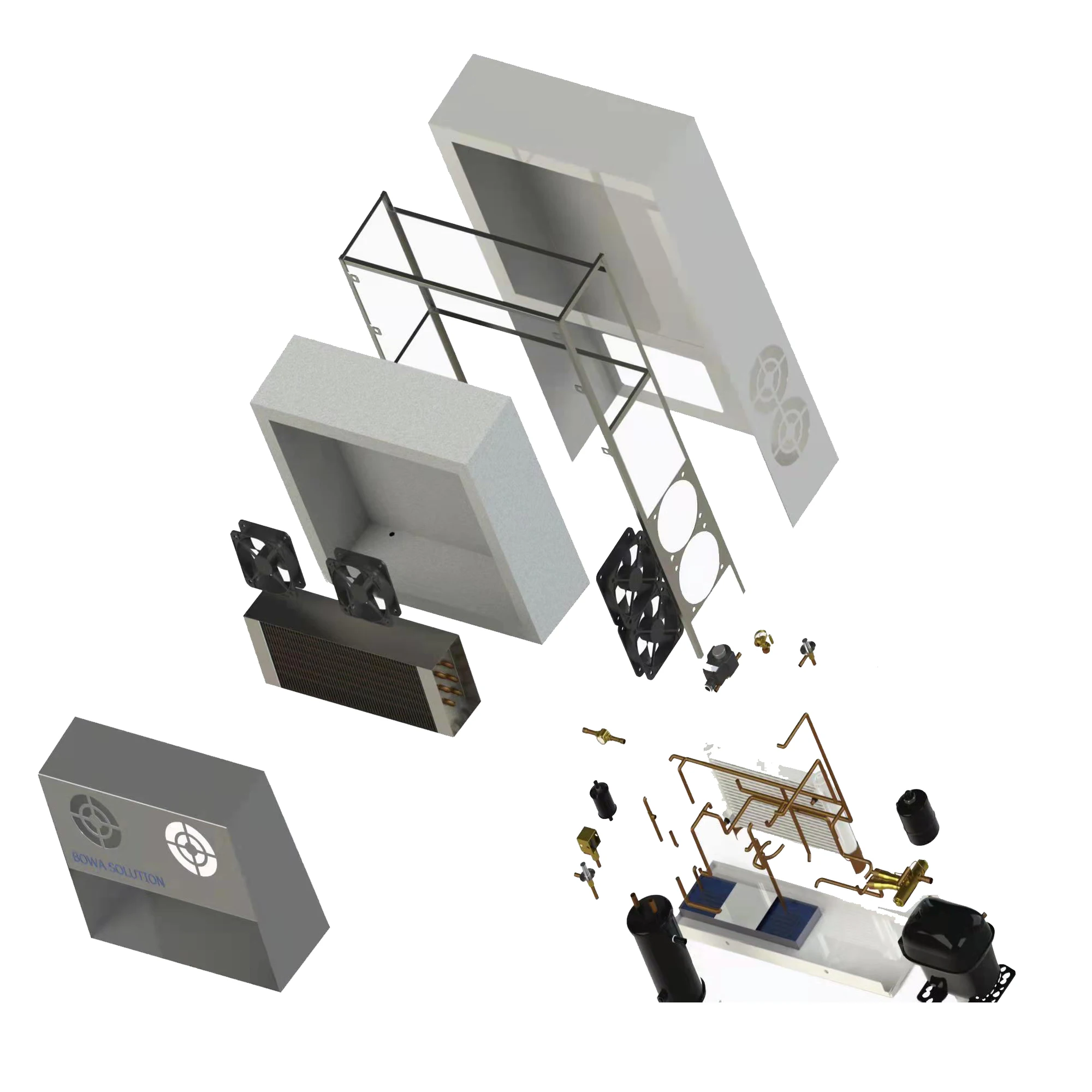 Side all in one cooling unit provides complete perfect cooling ...