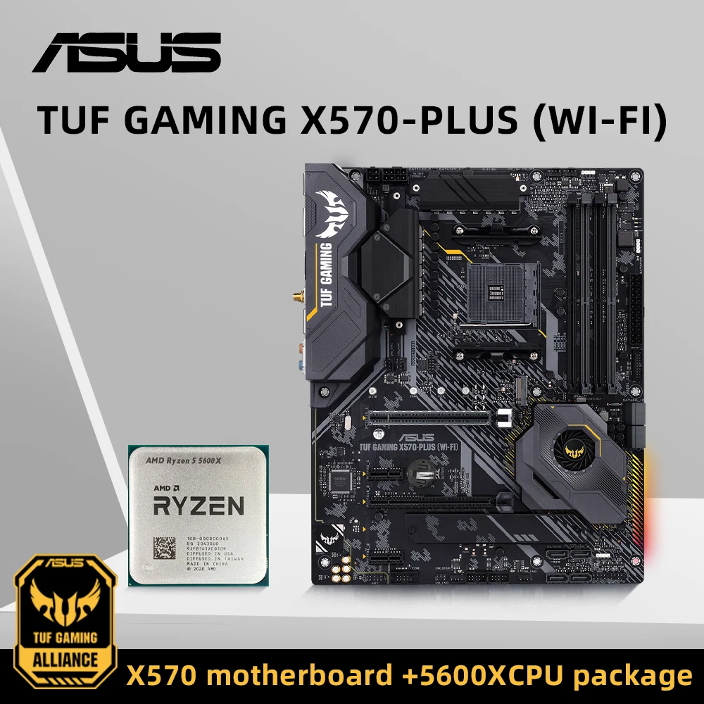 ASUS-X570-Motherboard-Set-Kit-with-Ryzen-5-5600X-CPU-TUF-GAMING-X570 ...
