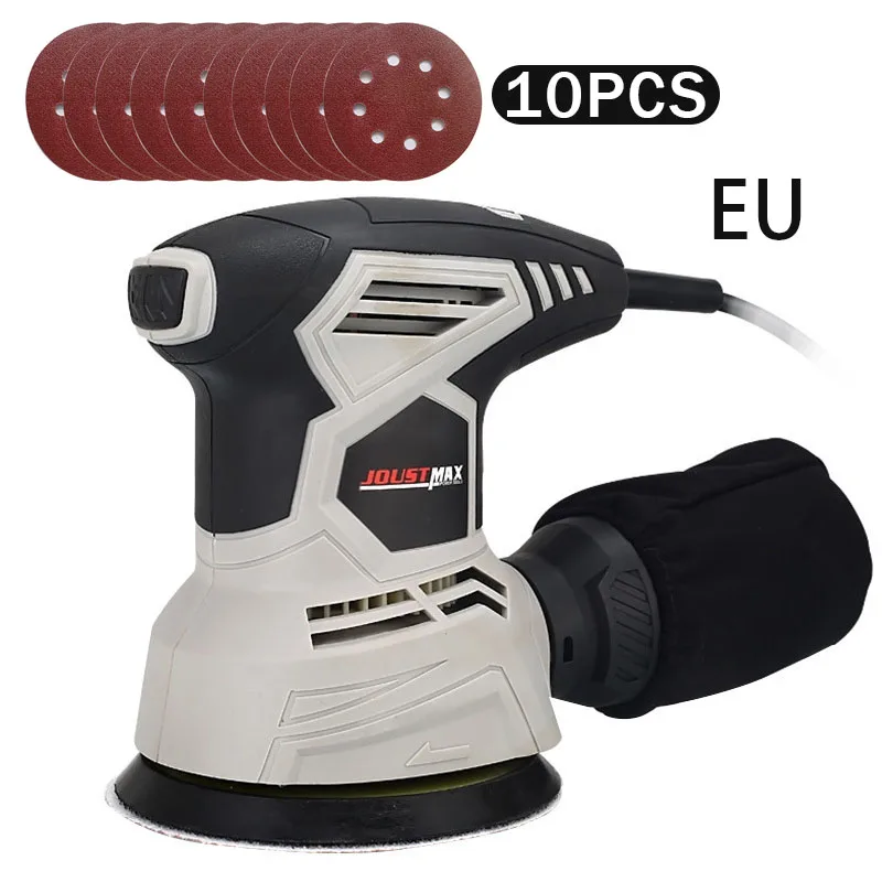 300W-Random-Orbital-Electric-Sander-Machine-with-10Pcs-125mm-Sandpapers ...