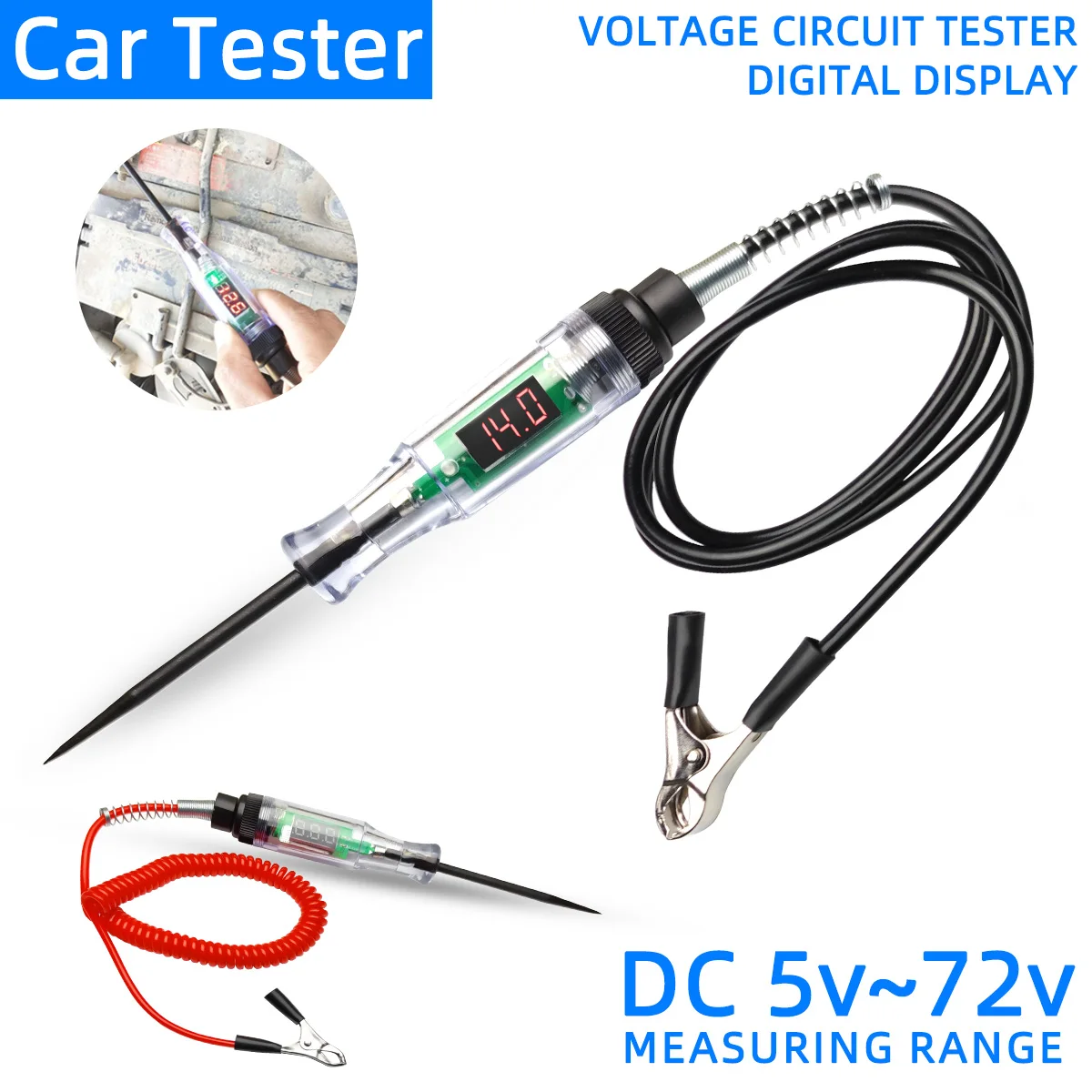 Car-Tester-Pen-Voltage-Circuit-Test-DC-5V-To-70V-Digital-Display ...