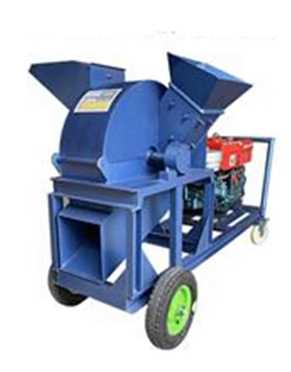 High Capacity Wood Sawdust Grinding Crusher Pulverizer Machine Mobile ...