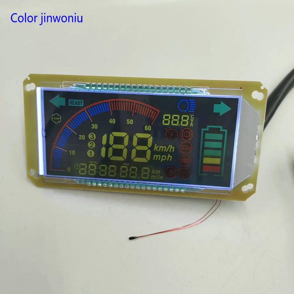 Colored-LCD-Display-Dashboard-Speedometer-for-Electric-Scooter-Bike ...