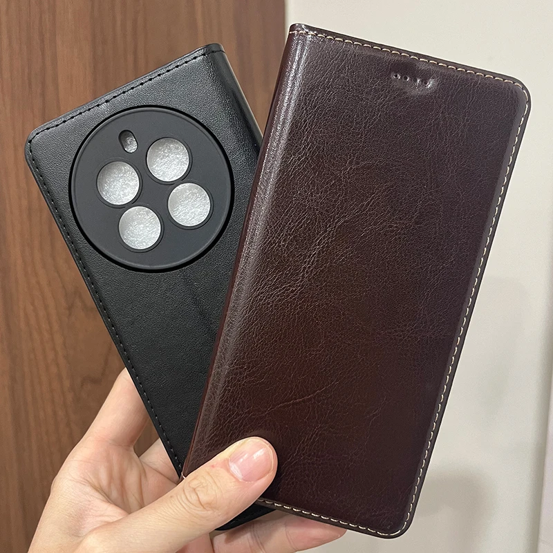 Magnetic-Genuine-Leather-Skin-Flip-Wallet-Book-Phone-Case-Cover-On-For ...