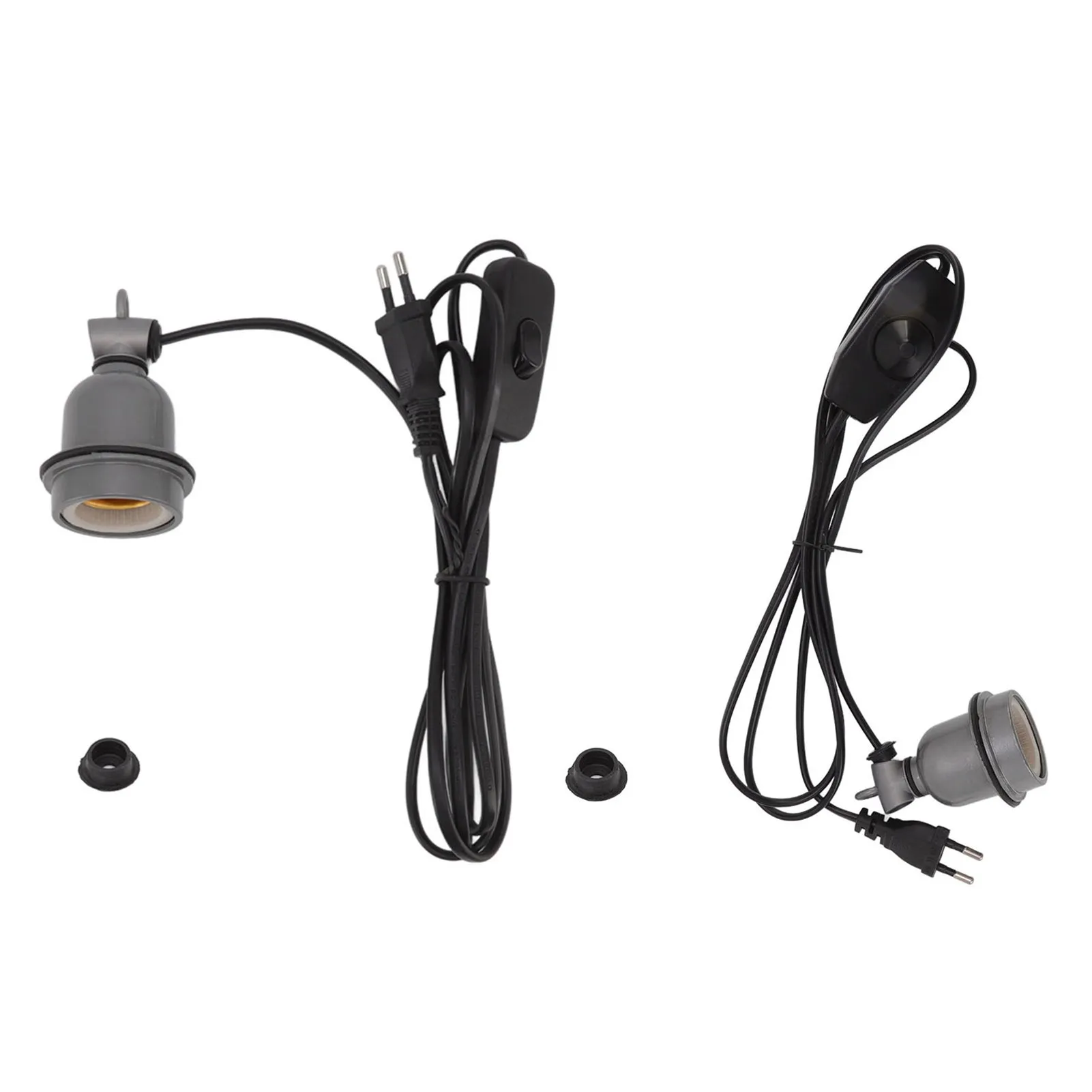 Heating-Lamp-Socket-Ceramic-Wick-Heat-Light-Bulb-Holder-EU-Plug-220V ...