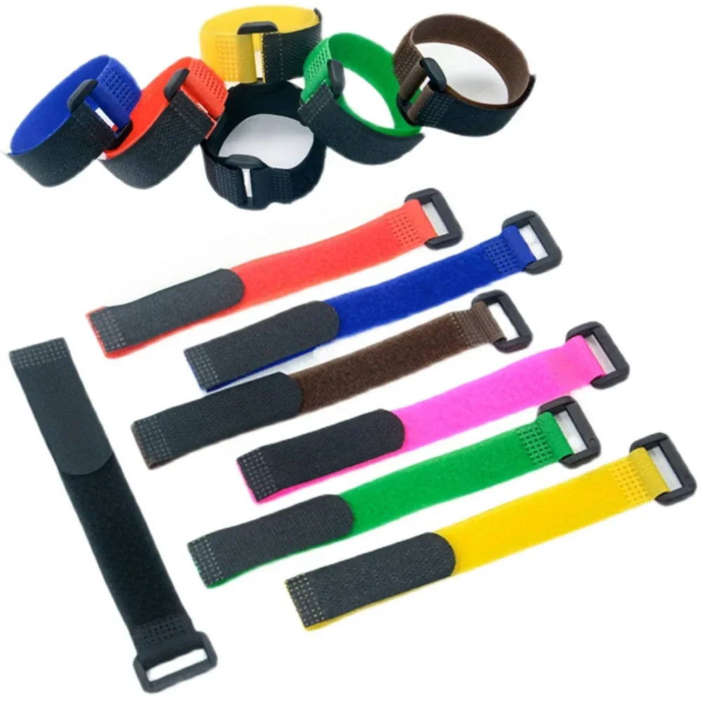 10pcs-bag-25cm-Magic-Sticker-Strap-Nylon-LiPo-Battery-Tie-Strap ...