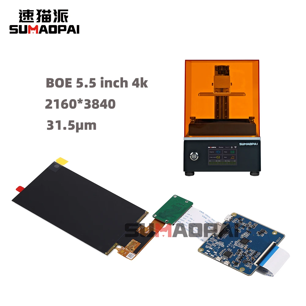 SUMAOPAI piezas de impresora 3D BOE Original, pantalla LCD MONO de 5,5 ...