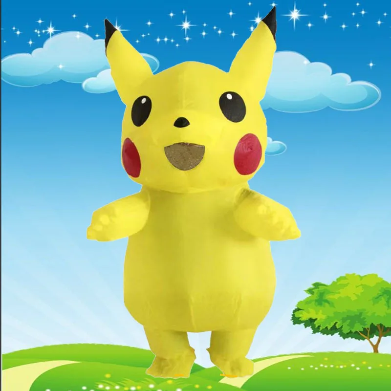 Ropa-inflable-de-Pok-mon-para-ni-os-y-adultos-disfraz-de-Pikachu-ropa ...